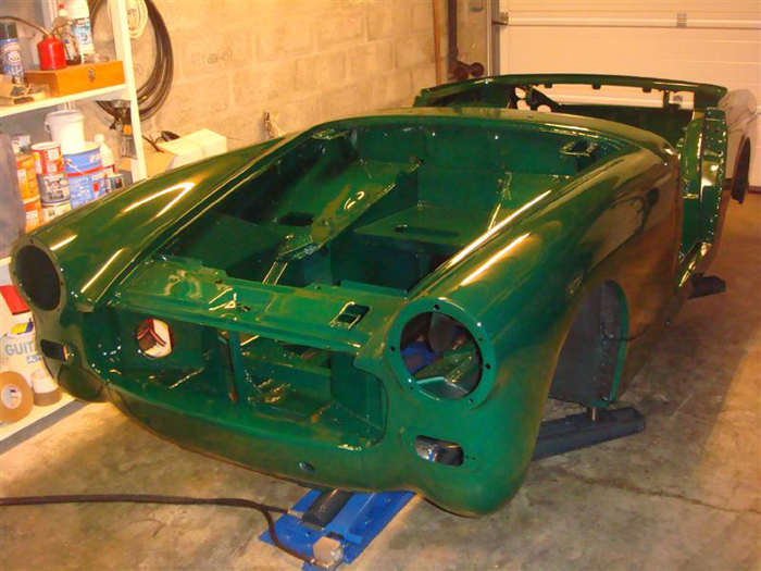 New body-shell build-up | The MG Owners' Club
