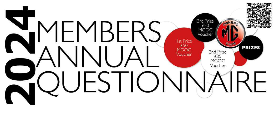2024 MEMBERS QUESTIONNAIRE | The MG Owners' Club